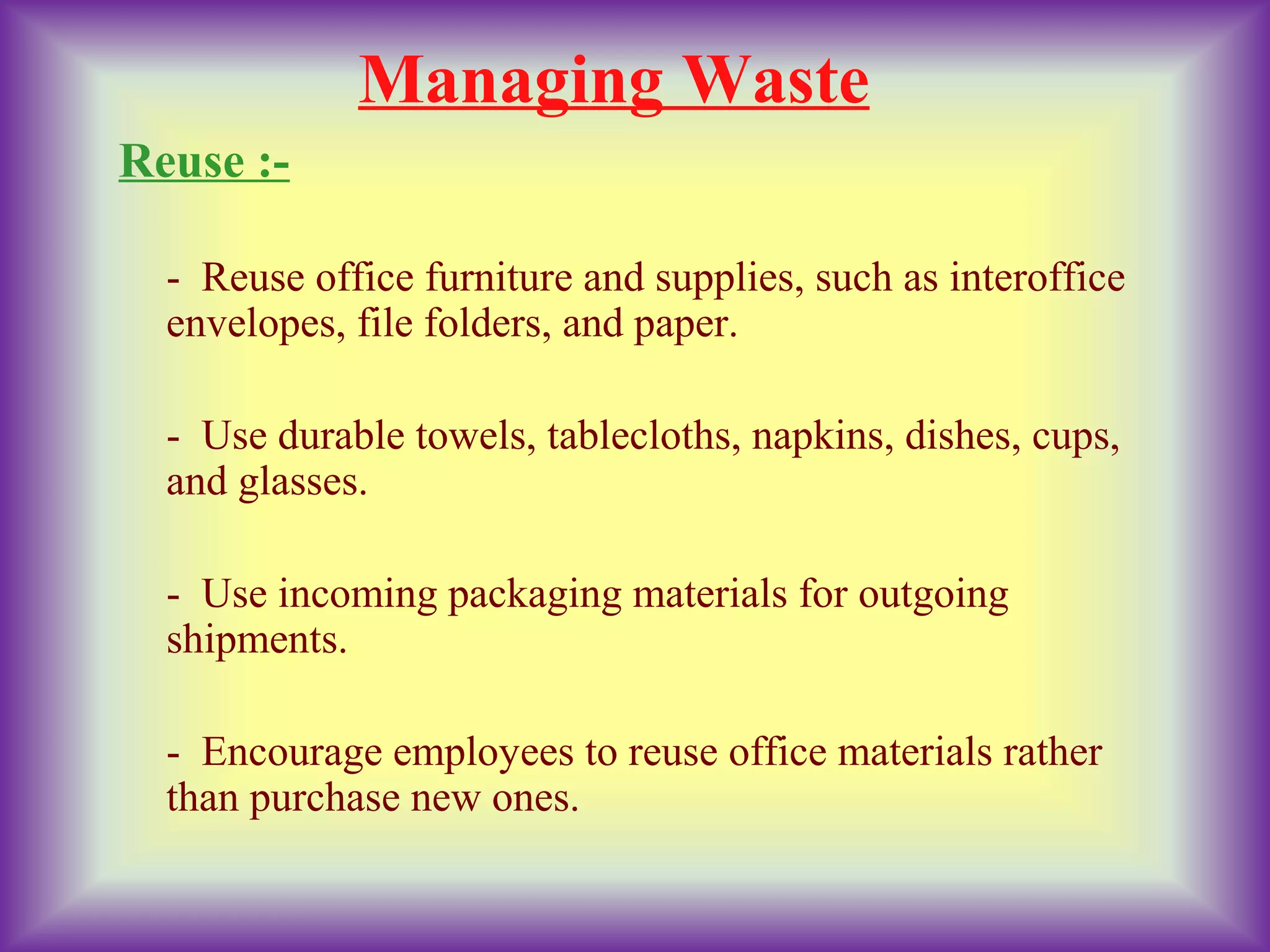 seminar presentation ppt on solid waste management | PPT