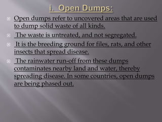 Solid waste management including mordern and trditional techniques ...