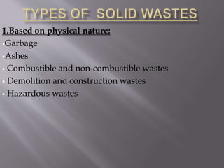 Solid waste management including mordern and trditional techniques ...