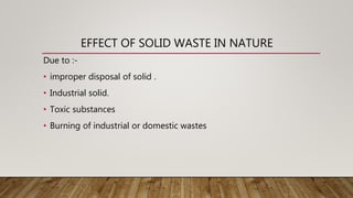Solid waste management | PPTX