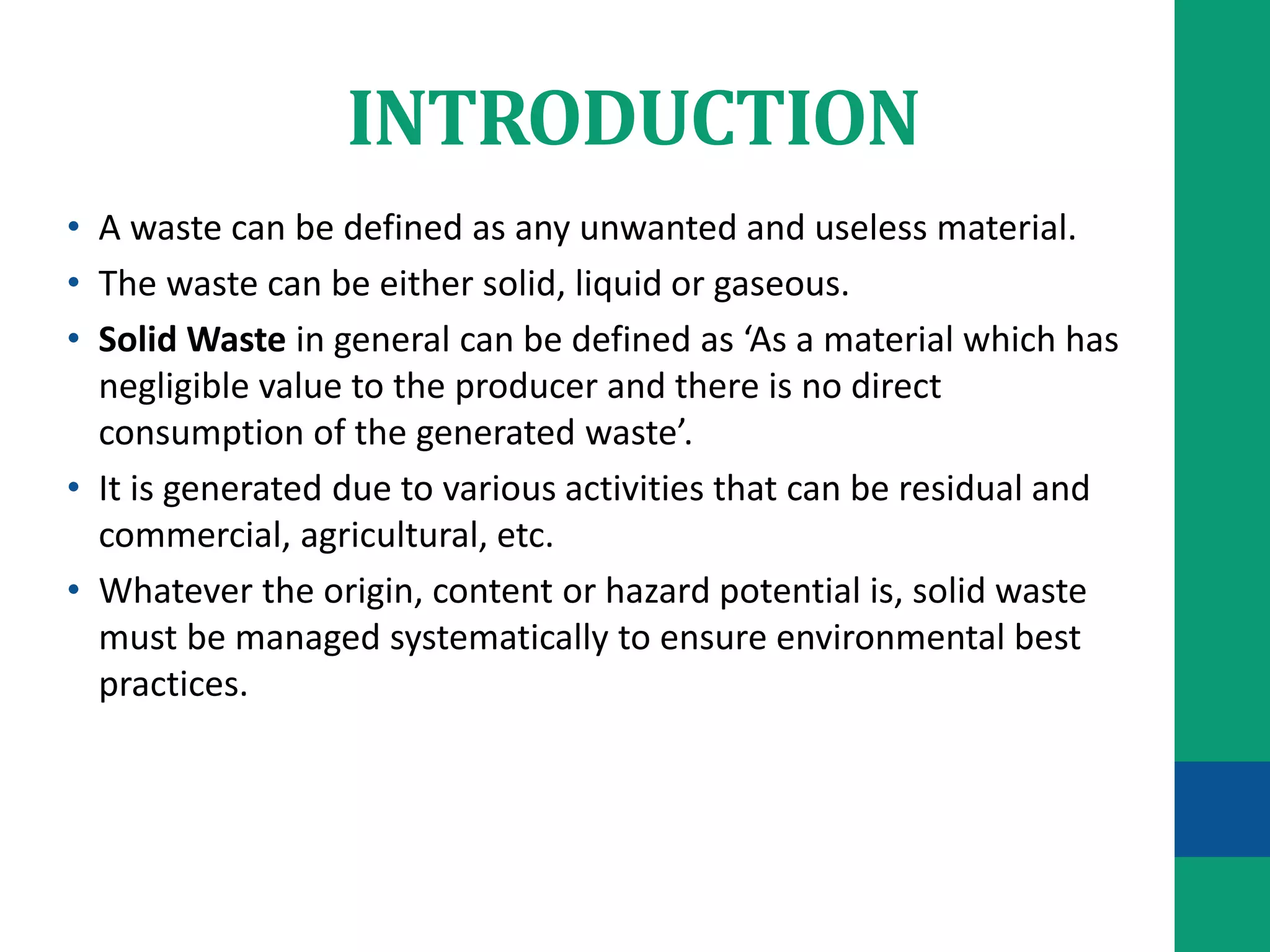 Solid waste management | PPTX