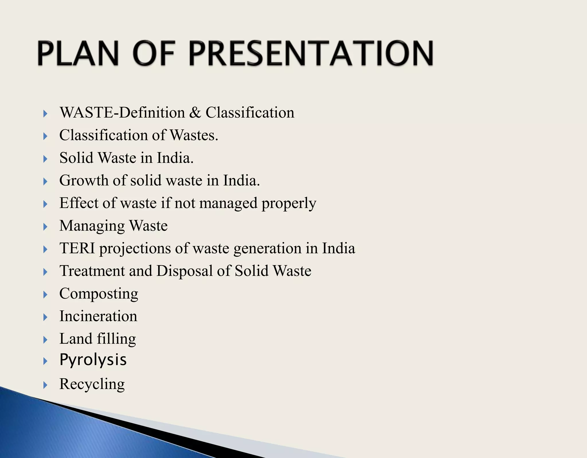 Solid waste management | PPT