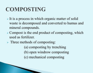 Solid waste management | PPTX