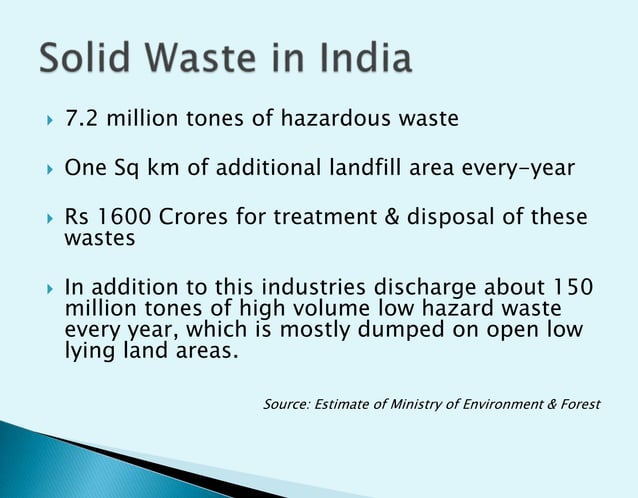 Solid waste management | PPT