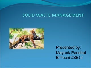 Solid waste management | PPT