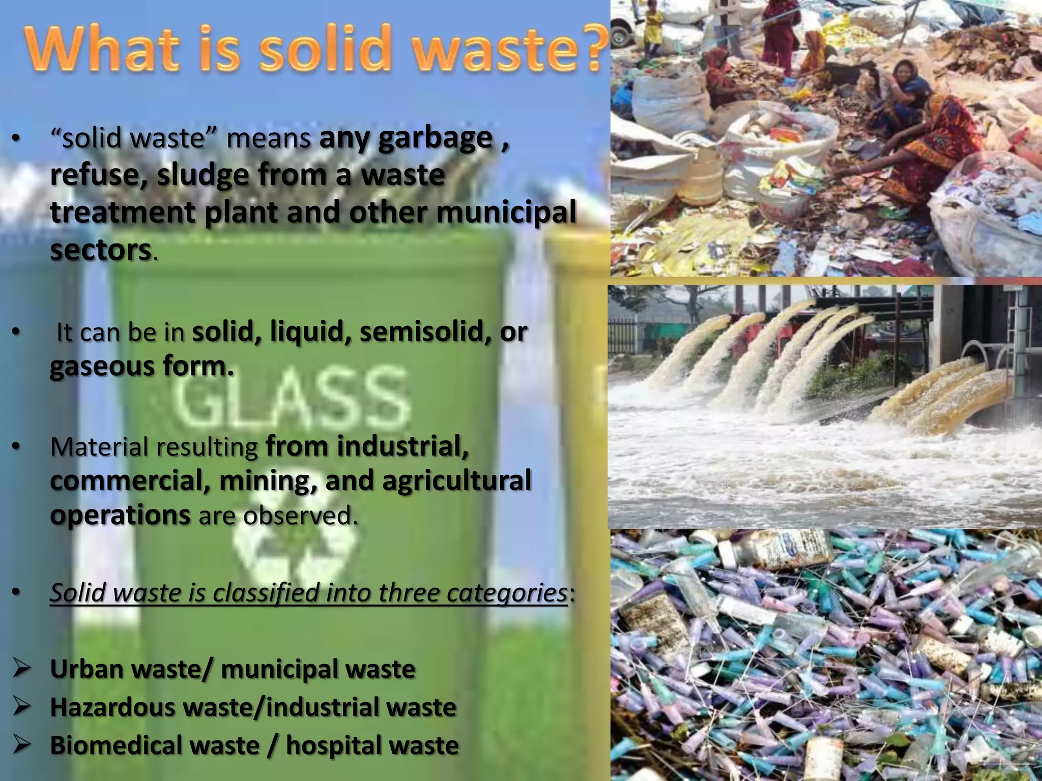 Solid waste management | PPTX