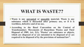 Solid waste management | PPTX | Indoor Environmental Quality | Home ...