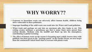 Solid waste management | PPTX | Indoor Environmental Quality | Home ...