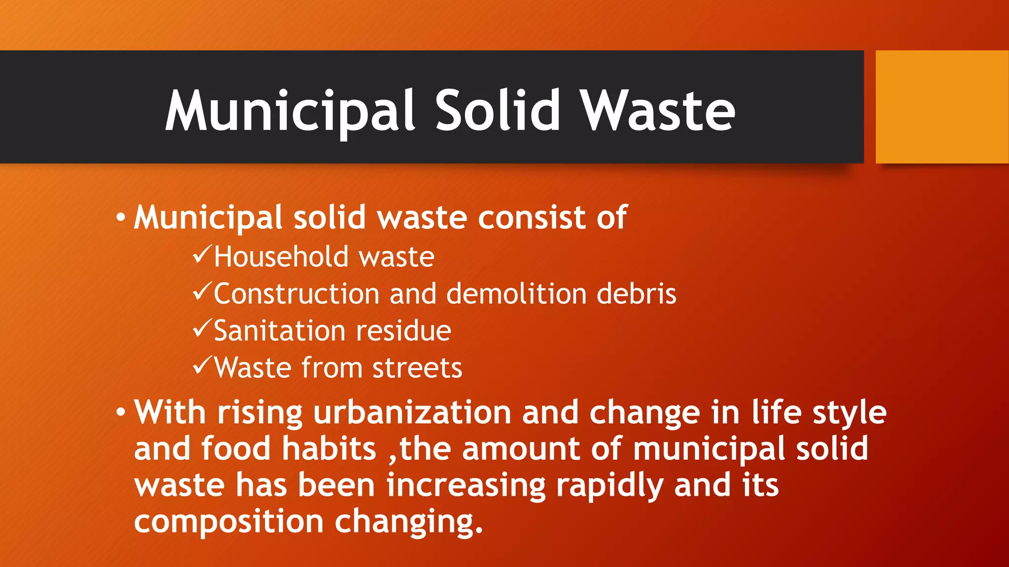Solid waste management | PPTX