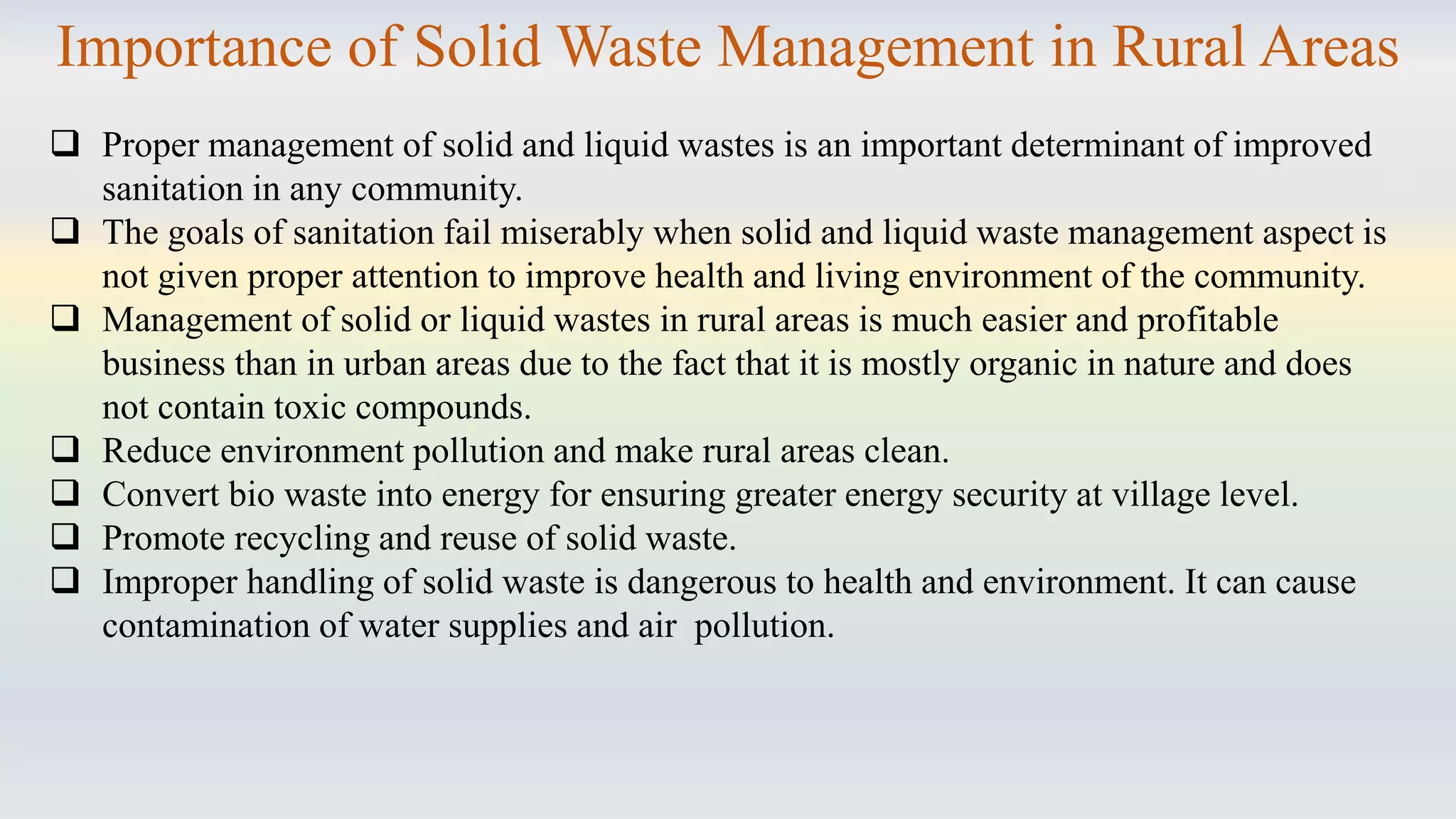 Solid waste management | PPTX