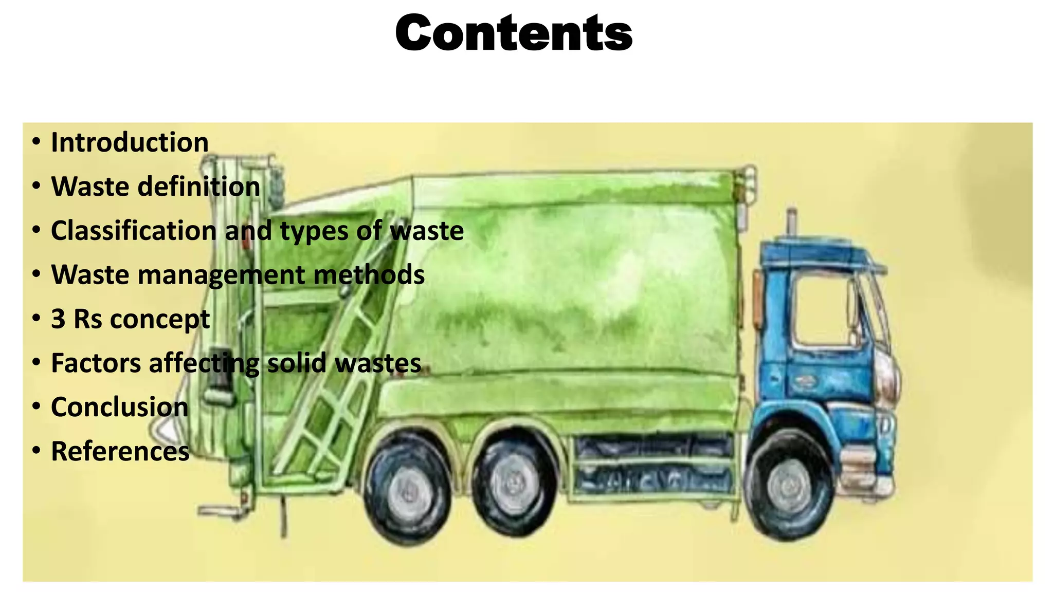 Solid waste management | PPTX