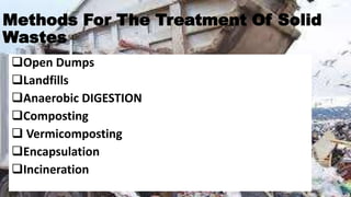 Solid waste management | PPTX
