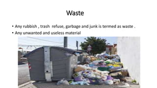 Solid waste management | PPTX