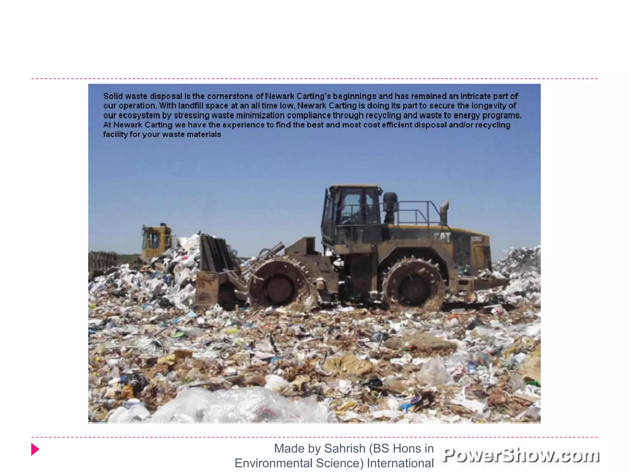 Solid waste management | PPT