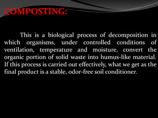 Solid waste management | PPTX