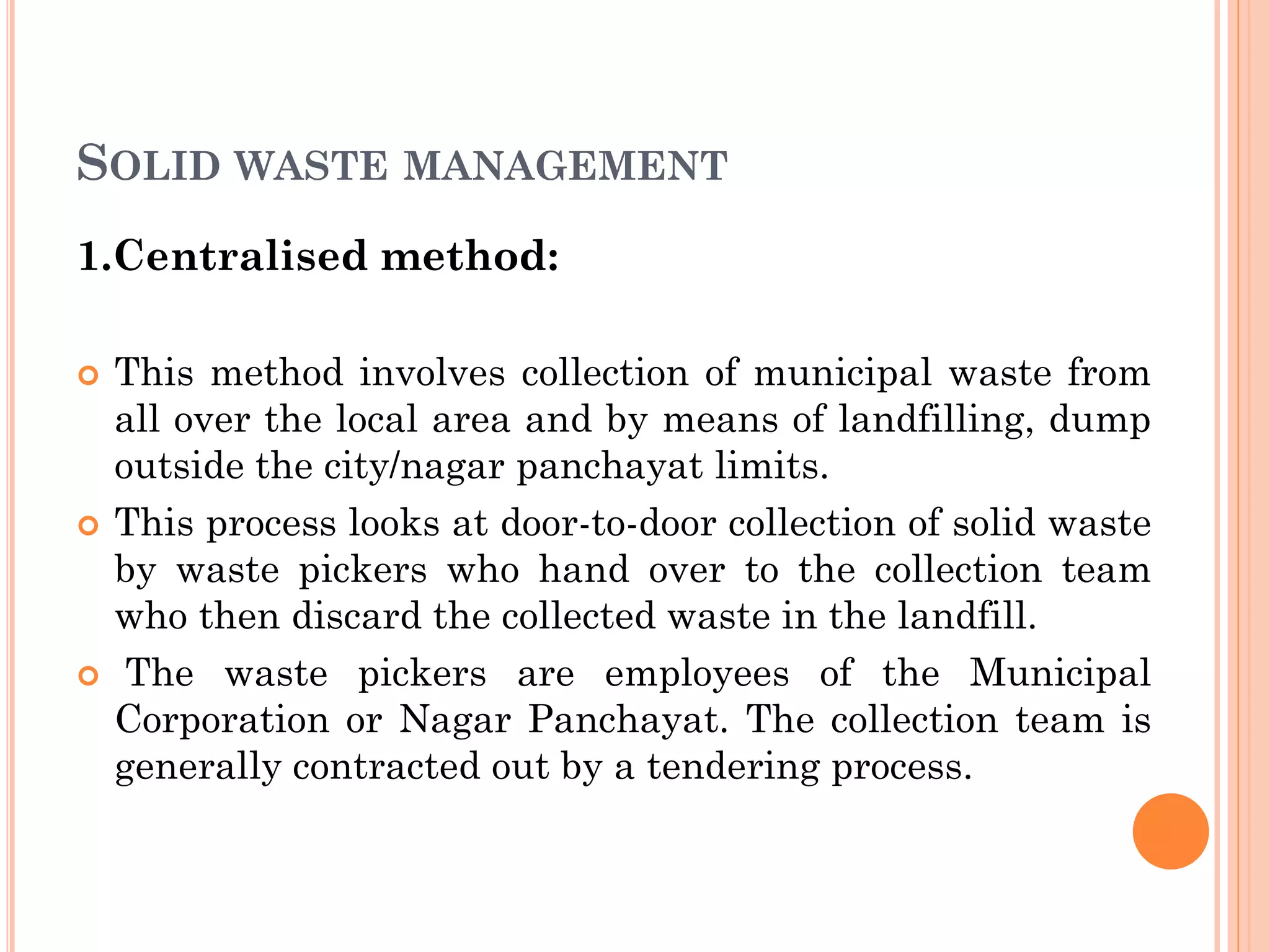 Solid waste management | PDF