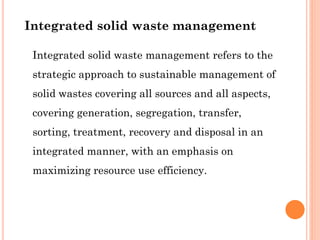 Solid waste management | PDF