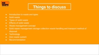 Solid waste management | PPT