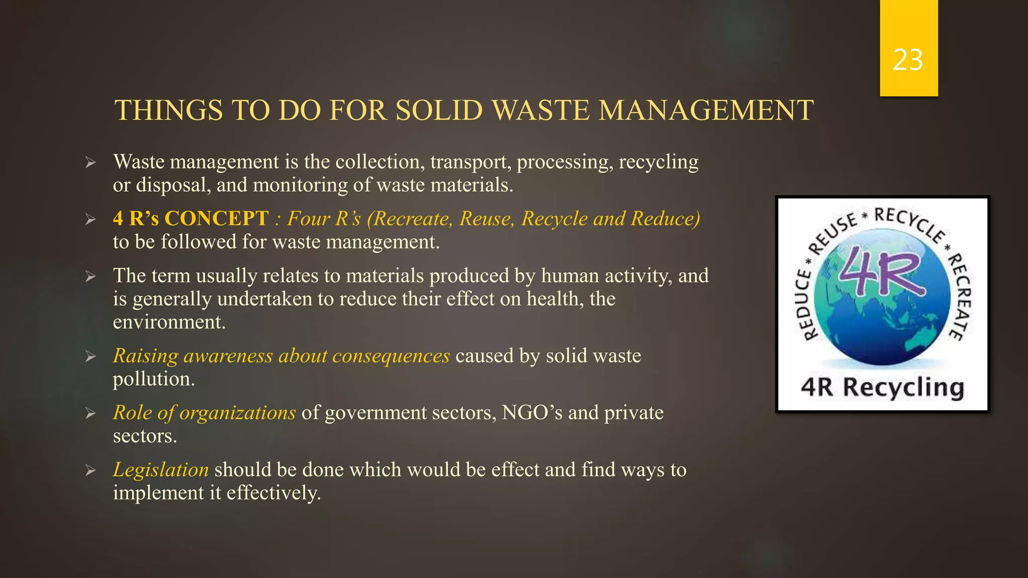 Solid waste management | PPTX