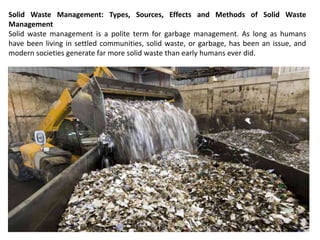 Solid waste management | PPTX