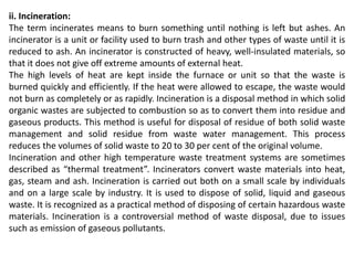 Solid waste management | PPTX