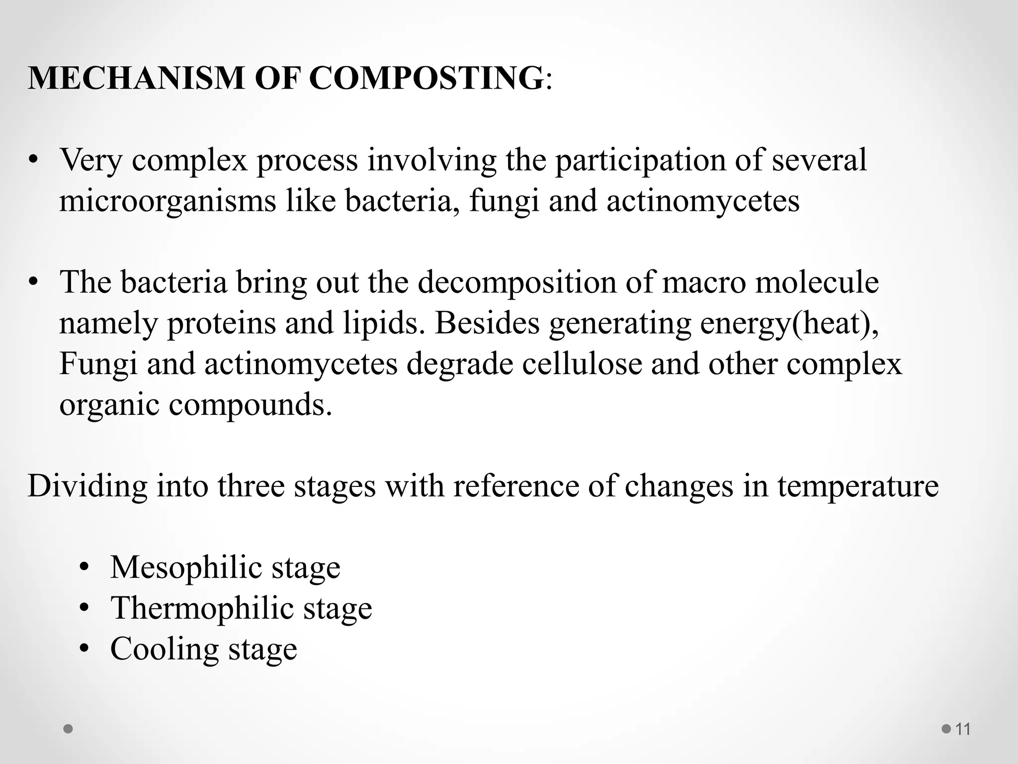 SOLID WASTE SOURCES AND MANAGEMENT COMPOSTING. ppt/ slide share | PPTX