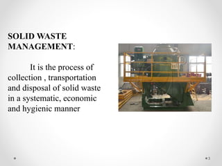 SOLID WASTE SOURCES AND MANAGEMENT COMPOSTING. ppt/ slide share | PPTX