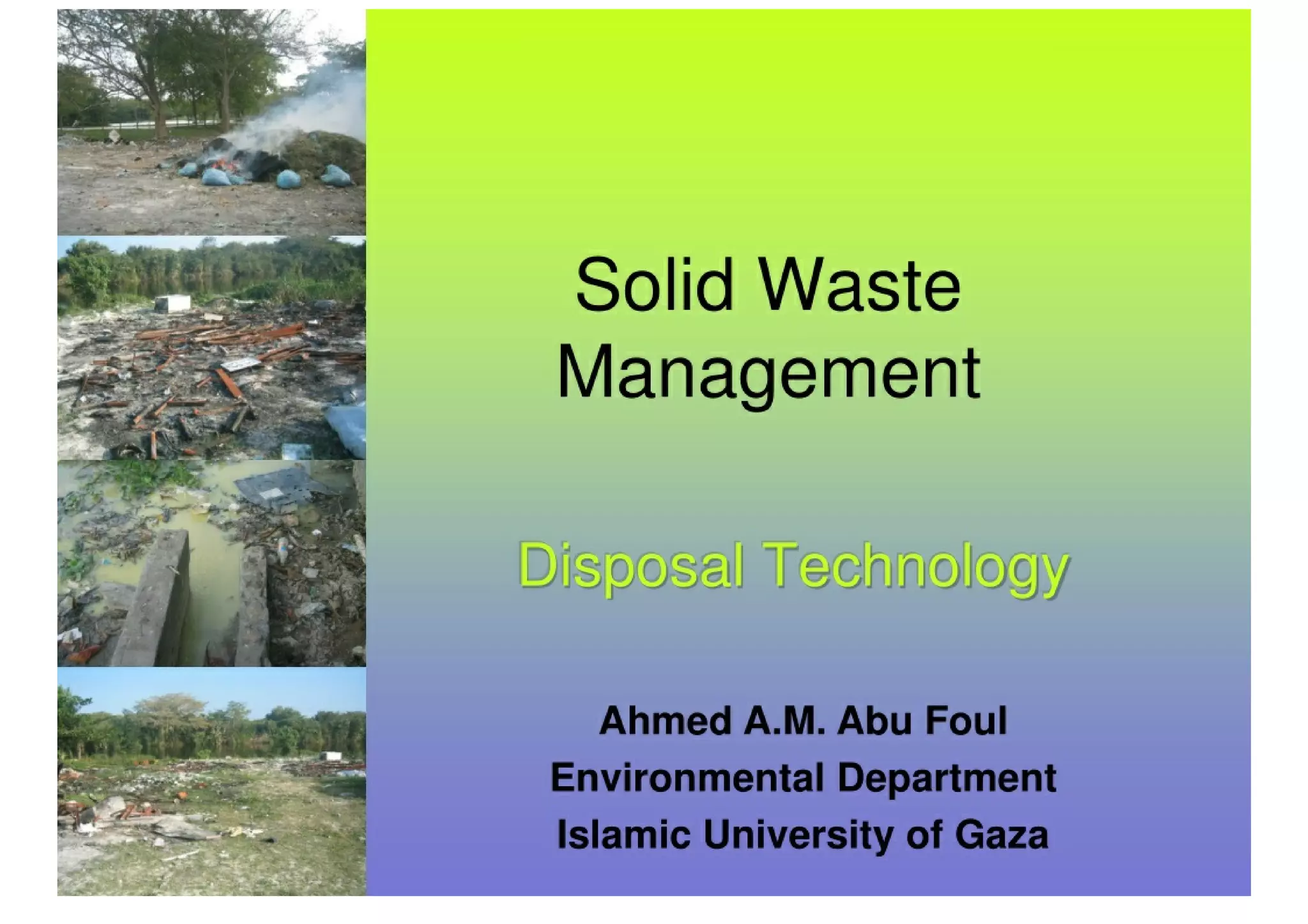 Solid Waste Management | PDF