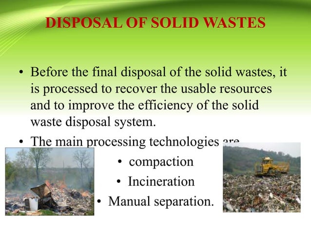 Solid waste management | PPT