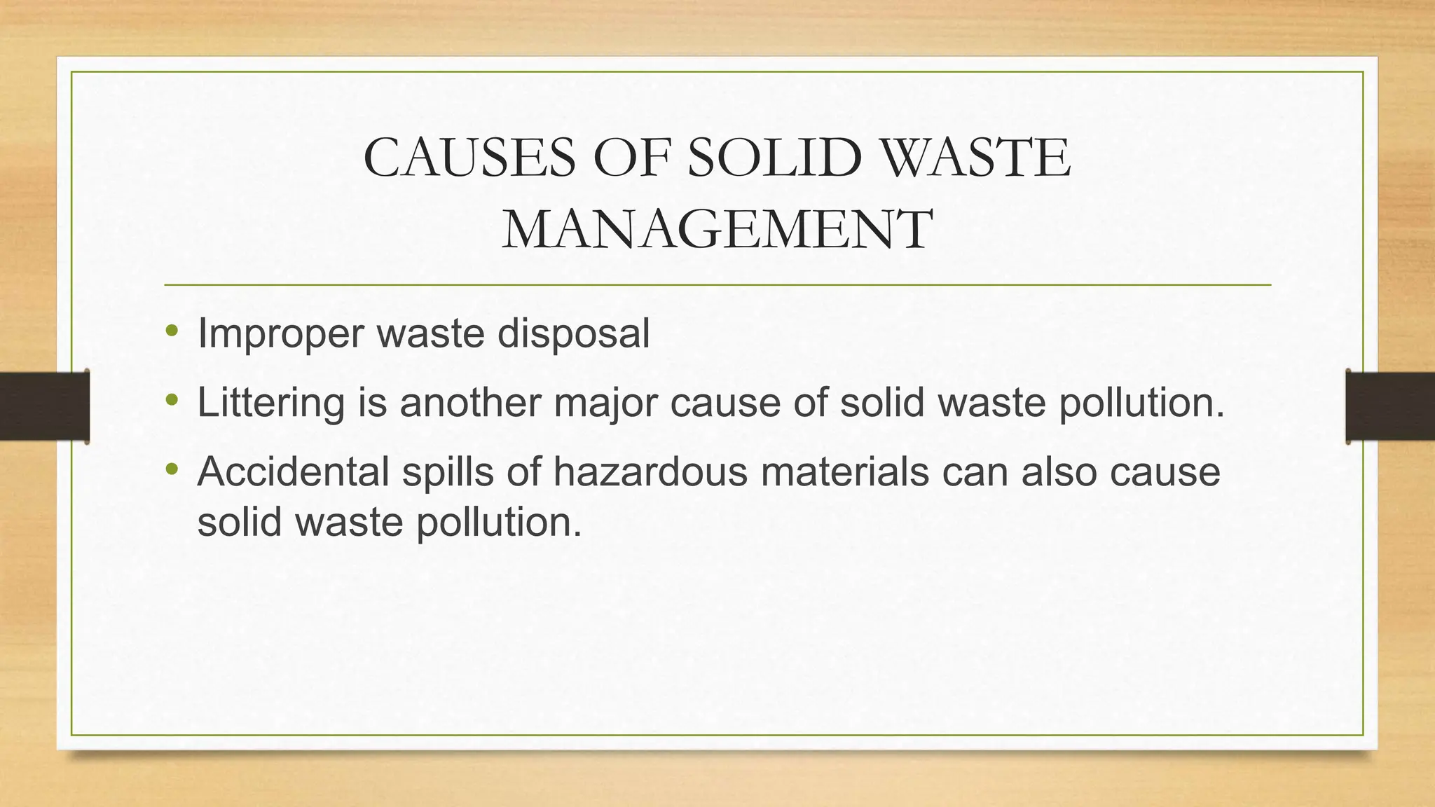 SOLID WASTE Management.pptx for students | PPTX