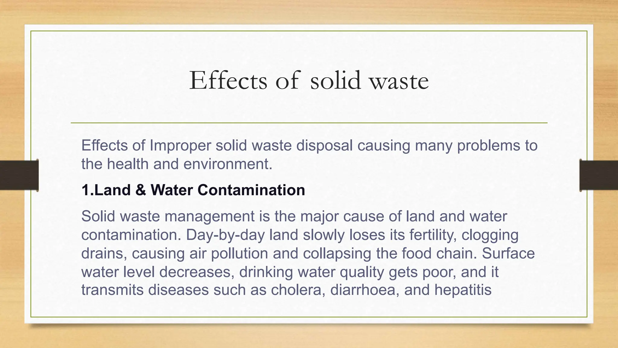 SOLID WASTE Management.pptx for students | PPTX