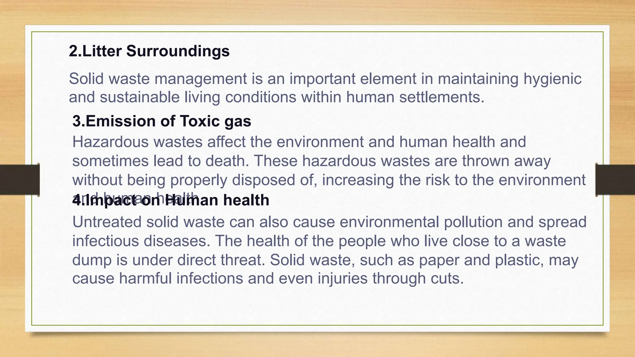 SOLID WASTE Management.pptx for students | PPTX