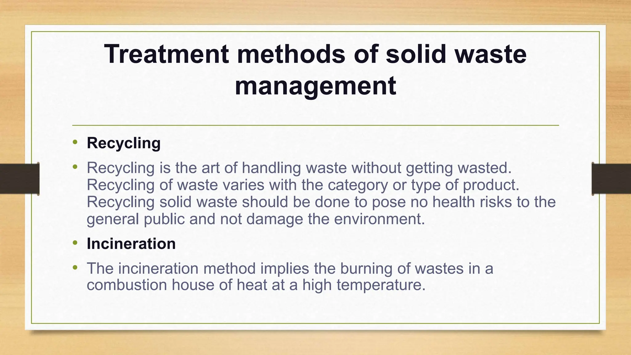 SOLID WASTE Management.pptx for students | PPTX