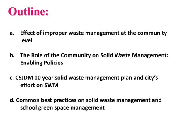 City Solid Waste Management: Best practices | PPTX | Environmental ...