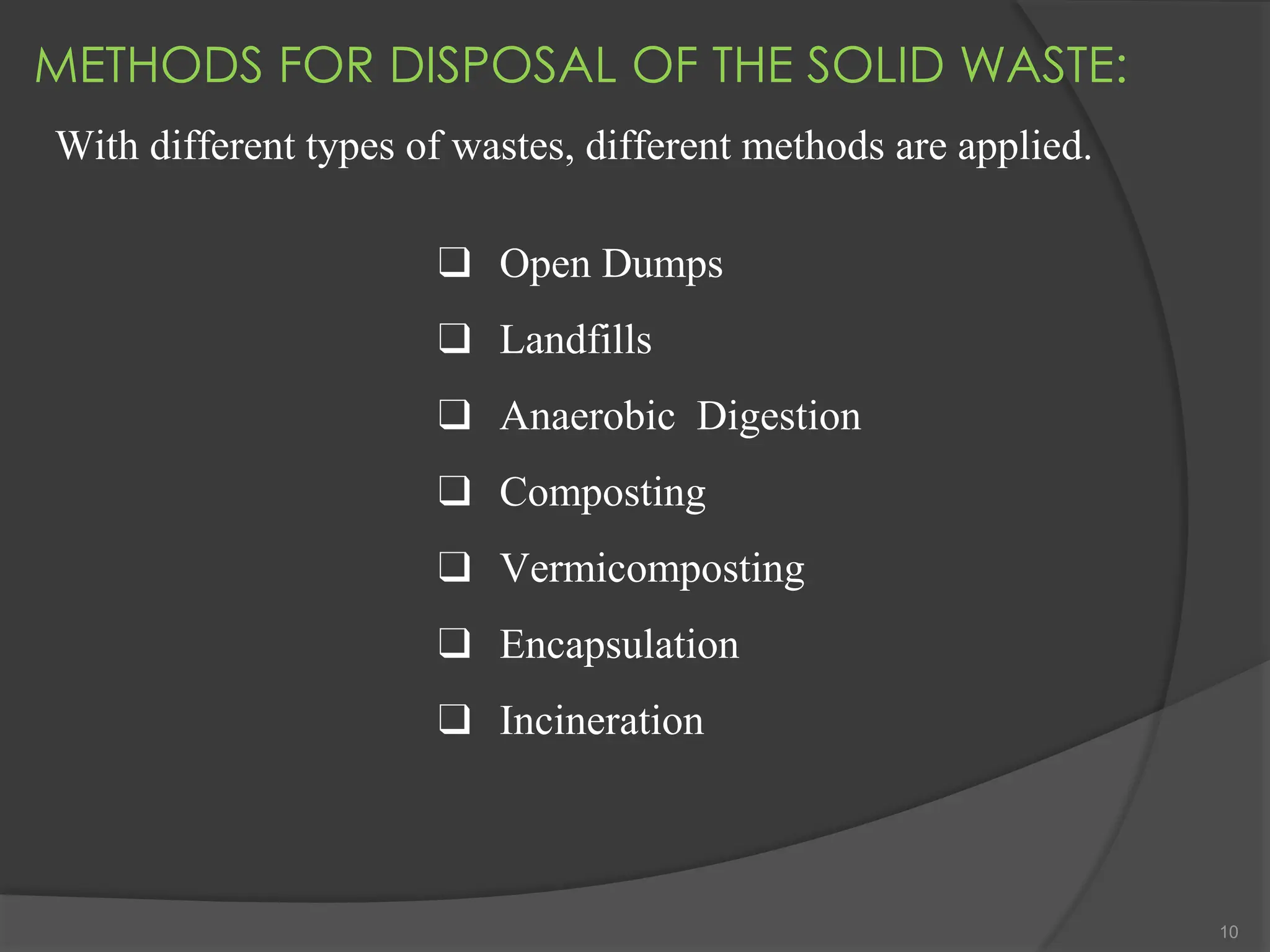 Solid waste management & Types of Basic civil Engineering notes by DJ ...