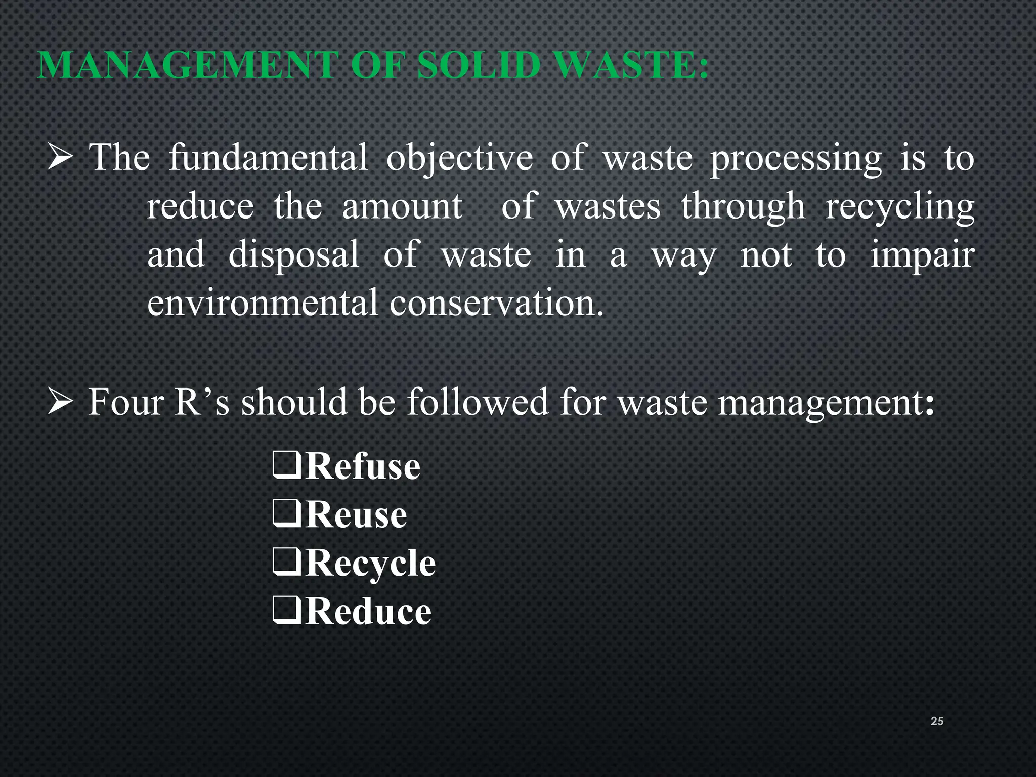 Solid waste management & Types of Basic civil Engineering notes by DJ ...