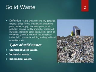 Solid Waste management | PPTX