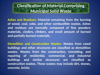 Solid waste Management 1 | Civil Engineering | Environmental ...