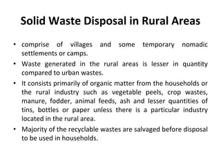 Solid Waste Management in the environment | PDF