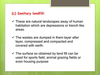 Solid waste management | PPTX | Chemistry | Science