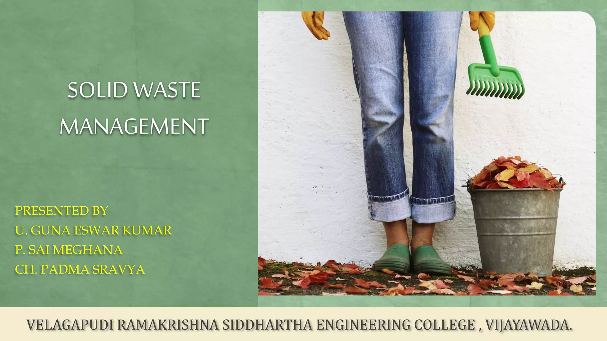 Solid waste management | PPT