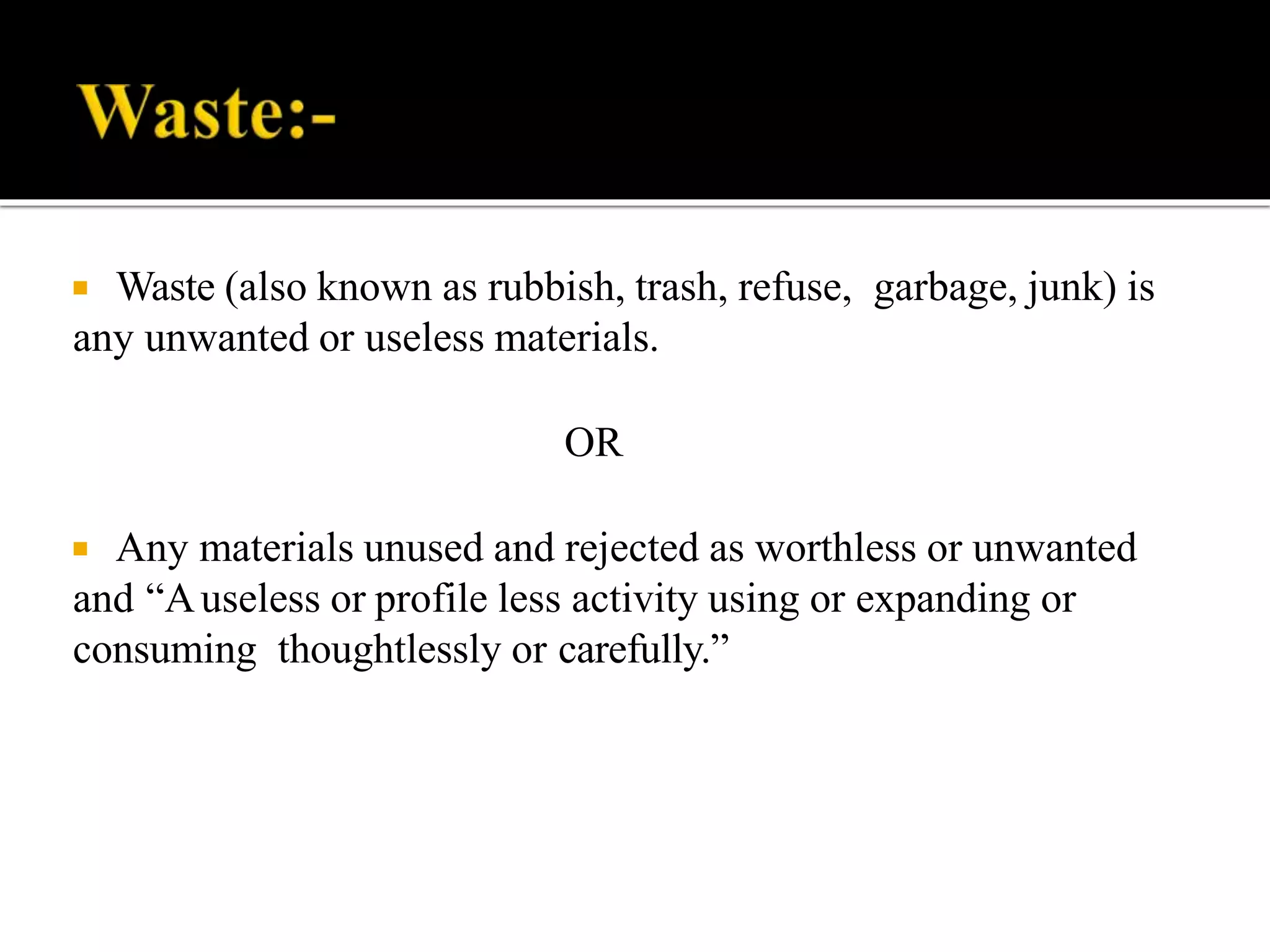 Solid waste management (6004) | PPTX