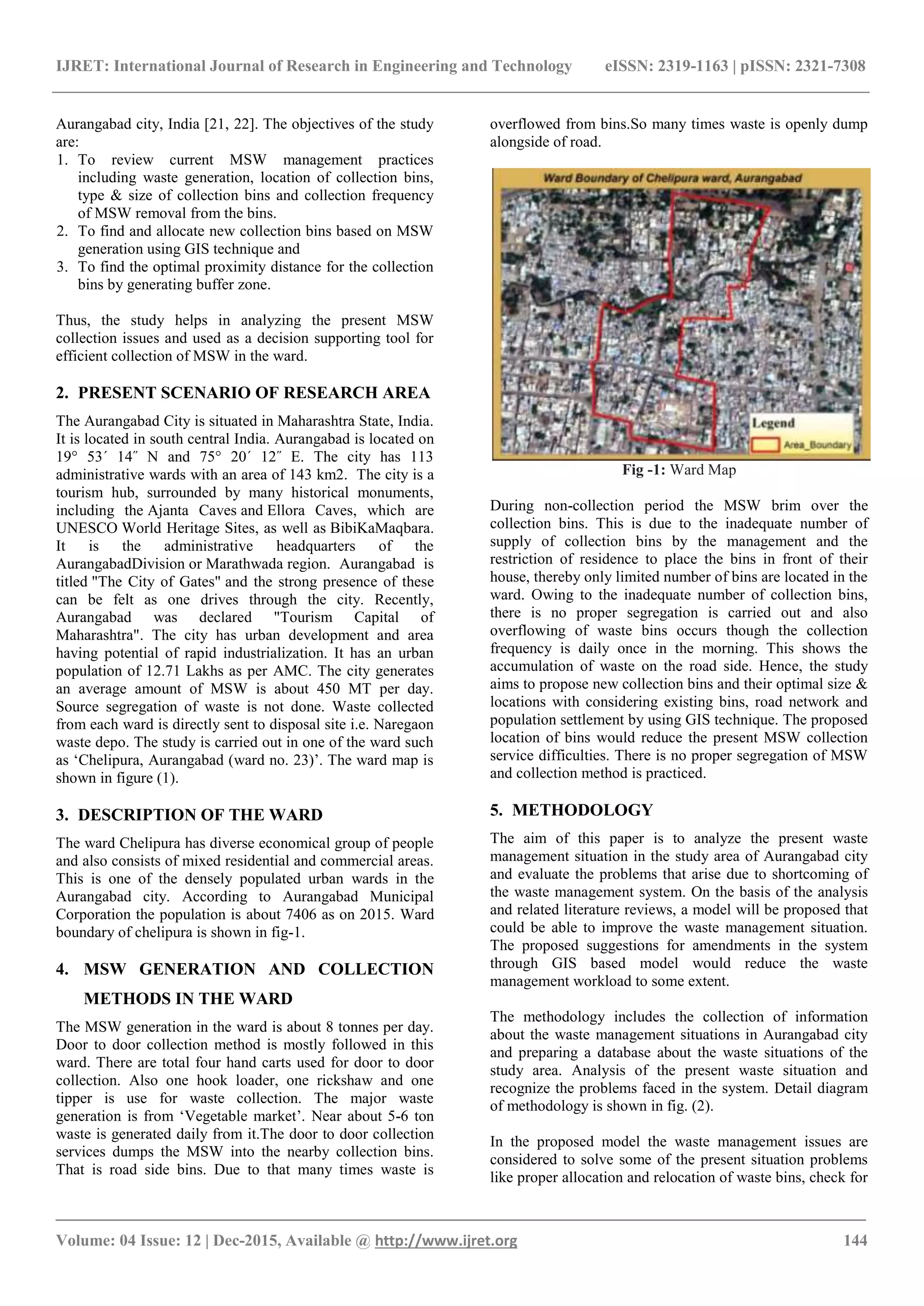 Solid waste management bin allocation and relocation by using remote ...
