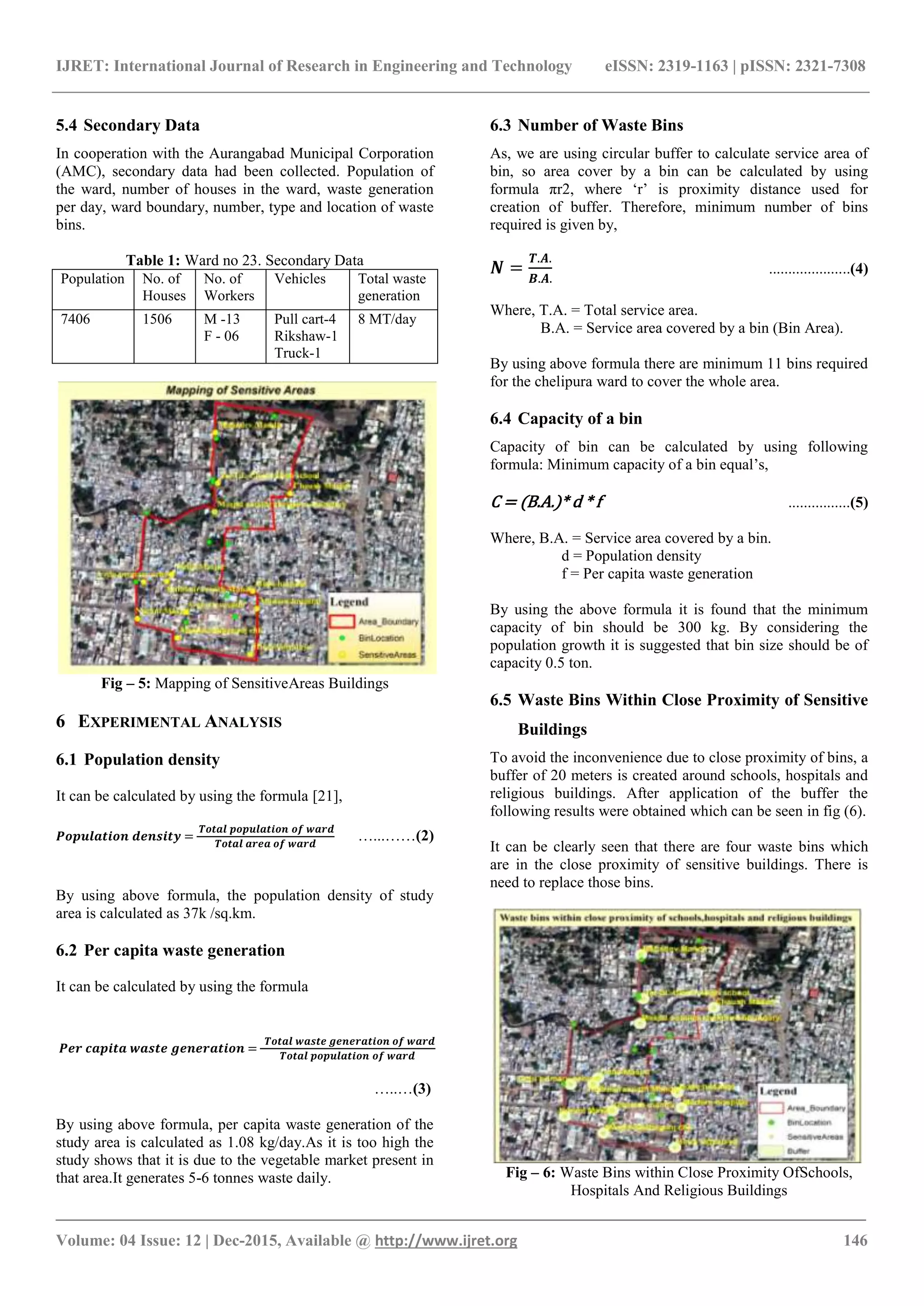 Solid waste management bin allocation and relocation by using remote ...