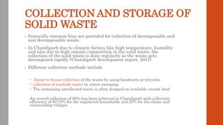 Solid waste management, chandigarh | PPTX