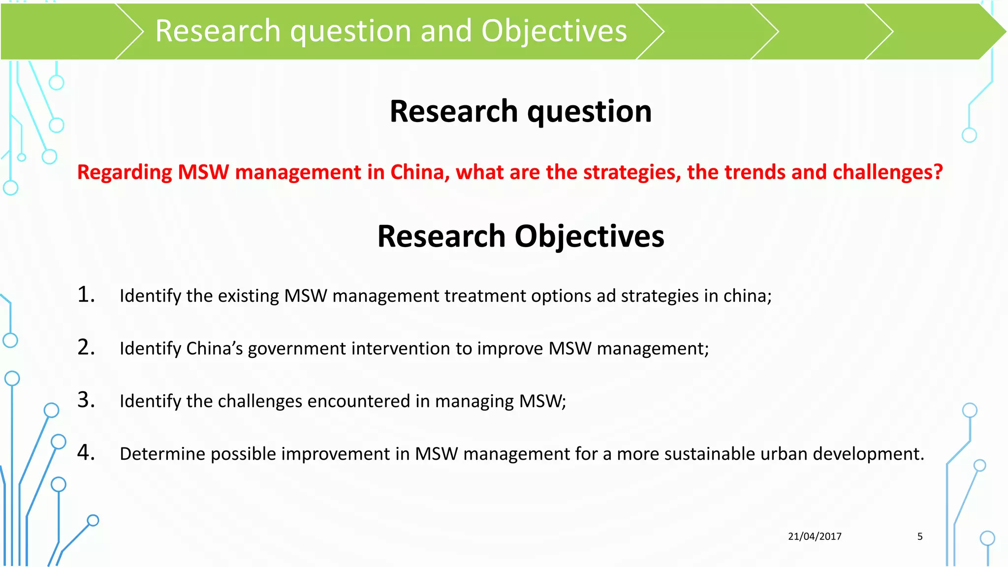 Solid waste management china kenfack 2017 | PDF