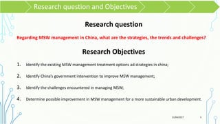 Solid waste management china kenfack 2017 | PDF