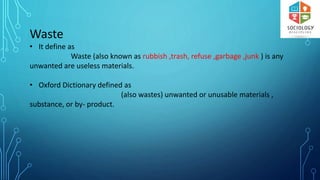 Solid waste management current risk and future remedies. | PPT