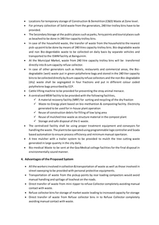 Solid waste management detailed project report | DOCX