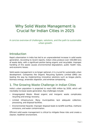 Why Solid Waste Management is Crucial for Indian Cities in 2025.pdf